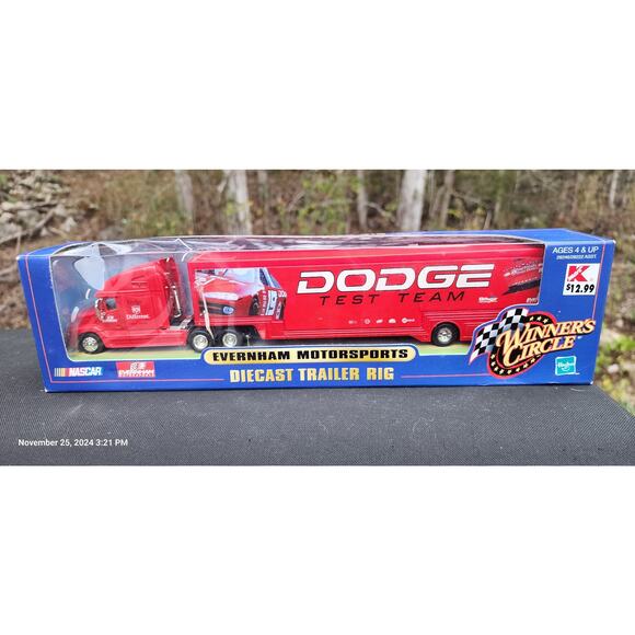 Toys | Winners Circle Evernham Racing Trailer Rig Dodge Test Team 164 ...